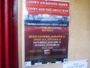 Conwy and the Great War exhibition – Rowen